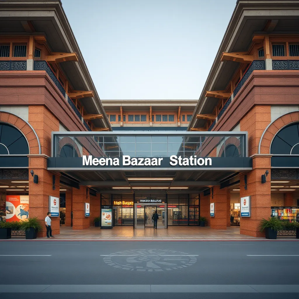 Discover Meena Bazaar Metro Station: Culture & Commerce